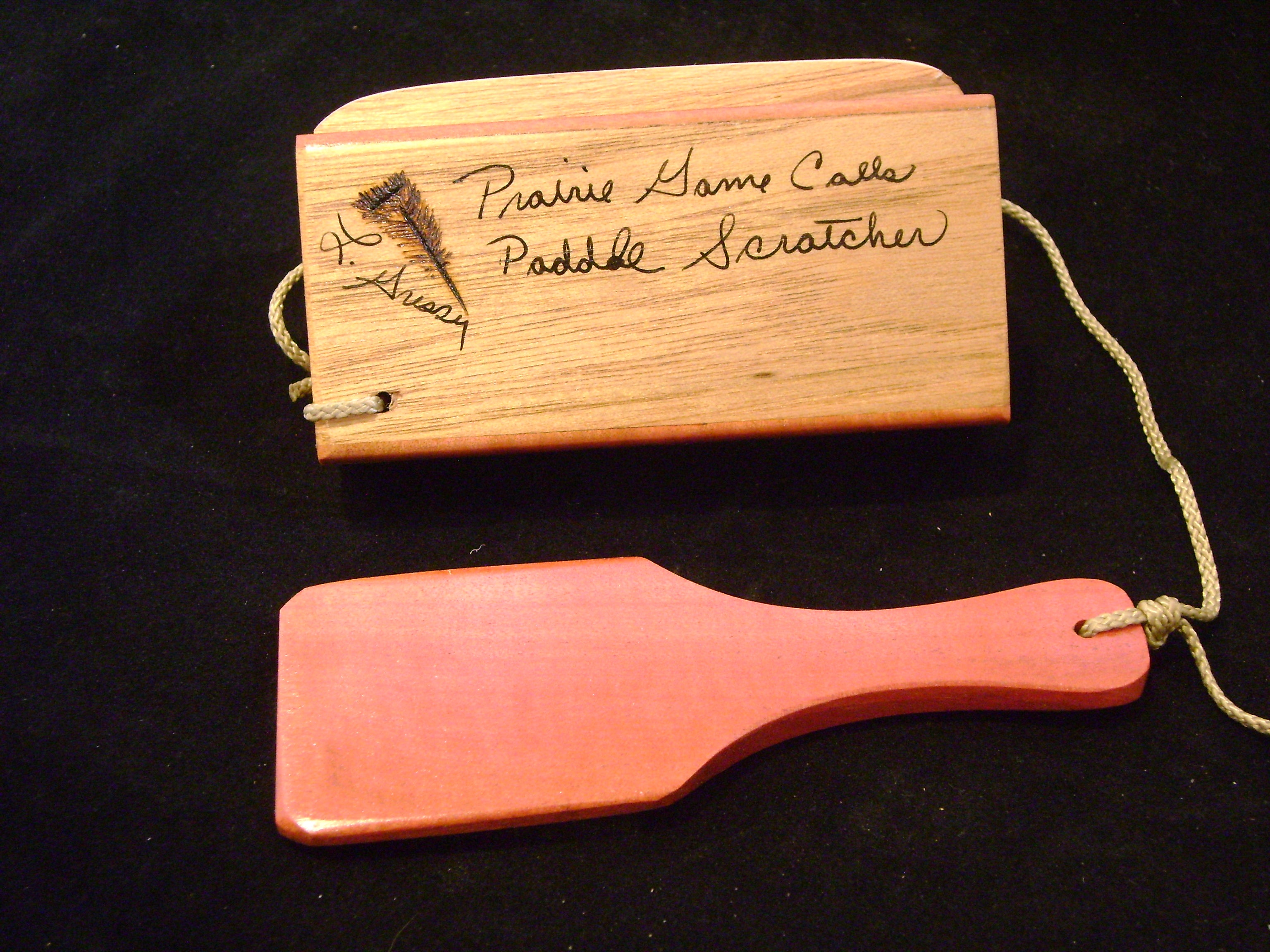 Butternut and Pink Ivory/Pink Ivory Paddle Scratch Box Call – Prairie ...